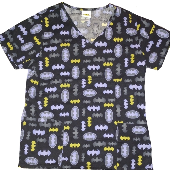 DC Comics | Tops | Batman Scrub Top By Dc Comics | Poshmark